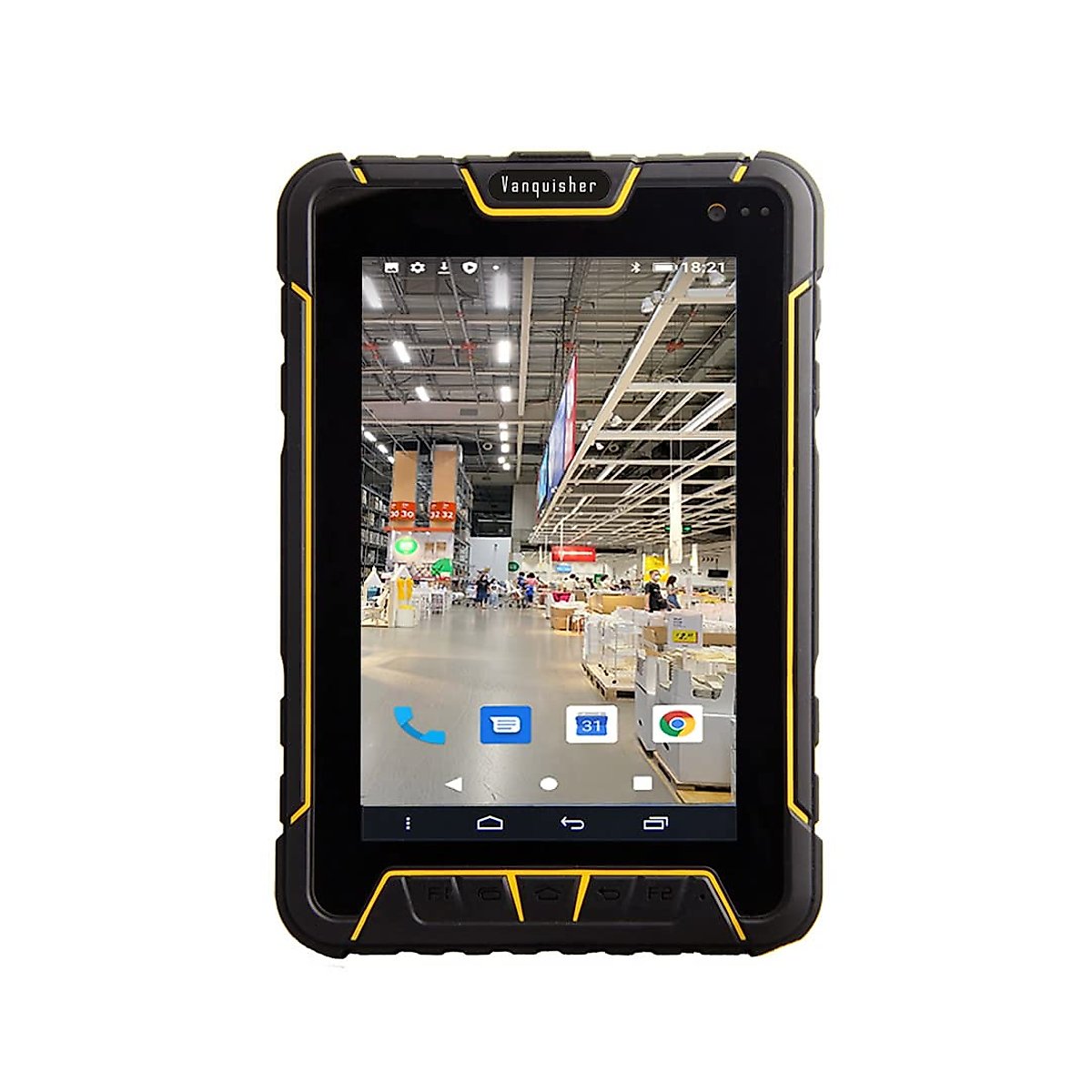 Rugged Enterprise Tablet with Barcode Scanner | Android 12 OS | 7-inch Big Touch Screen | with Honeywell N6603 2D Bar Code Reader Scan Engine, WiFi & 4G LTE, for Warehouse Inventory & Stock Control