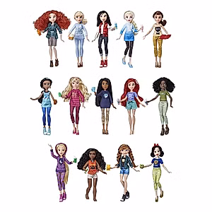 Disney Princess Ralph Breaks The Internet Movie Dolls with Comfy Clothes & Accessories, 14 Doll Ultimate Multipack (Amazon Exclusive)
