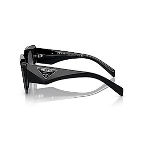Prada PR 14ZS 1AB09S Black Plastic Fashion Sunglasses Grey Gradient Lens