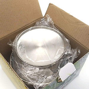 GARASANI Kitchen Tableware Stainless Steel Round Korean Traditional Rice Bowl With Lid Soup Bowl Set Vacuum Insulated Double Wall Metal Dinnerware