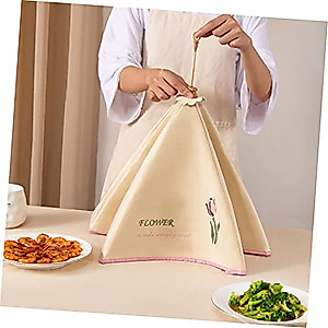 HEMOTON 4pcs Insulation Food Cover Outdoor Food Covers Portable Tent Dining Table Protector Picnic Food Cover Dessert Display Cover Food Warmer Cover Heat Preservation Food Covers for Home