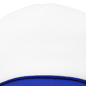 DALIX Mesh Youth Cap in Royal Blue and White