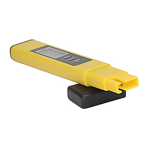 TDS Meter, Water Quality Tester Unit Switching High Sensitivity Glass Electrode Dual Color Prompt for Fish Tank