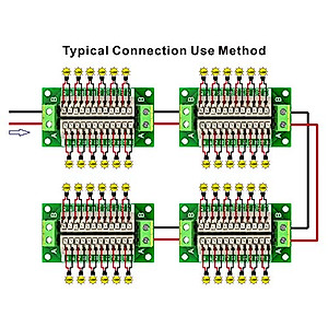 16Amp AC/DC 2x12 Position Terminal Block Distribution Module