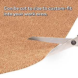 XFasten Chair Mat Office Protector for Hardwood Floors, Brown 56”x36”, 1/6” Thick Premium Low Pile Floor Protector Mat Desk Rug | Wood and Tile Protection Mat for Office Home Rolling Chair Rug