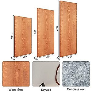 AKEYDIY Floating Shelves Wall Mounted Set of 3, Rustic Wood Wall Shelf with Metal Frame, Towel Rack for Bedroom, Living Room, Bathroom, Kitchen, Office and More