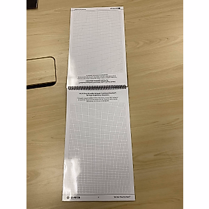 MCAT Prep Erasable Notepad/Whiteboard (noteboard booklet) with Staedtler Marker for Exam Experience Simulation