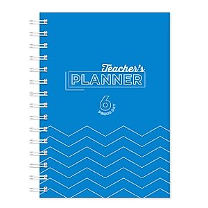 Silvine A5 Teachers Academic Wirebound Planner for 6 Period