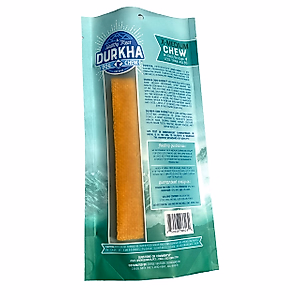 Durkha Himalayan Cheese Chews for Dogs | Natural Long Lasting Dog Chew Made from Yak or and Cow Milk | Great for Aggressive Chewers | Does Not Stain Carpets or Furniture. (3 Pack)