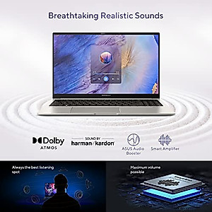 ASUS Zenbook 15 OLED Laptop, 15.6” OLED 2.8K Display, AMD Ryzen 7 7735U CPU, AMD Radeon Graphics, 32GB RAM, 1TB SSD, Windows 11 Home, Basalt Grey, UM3504DA-DS76