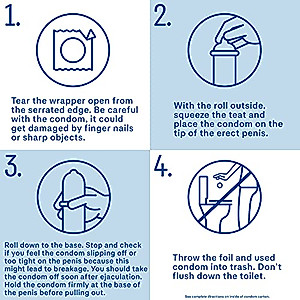 Condoms, Ultra Thin Lubricated Natural Latex, Durex Invisible Condoms, 8 Count - Ultra Sensitive, Lubricated, Transparent