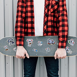 Pack 50 Pcs Cute Animal Koala Stickers for Water Bottles Waterproof Laptop Luggage Cups Computer Scrapbooking Teens Adults Girls Boys Aesthetic Sticker Packs Small Vinyl Decals