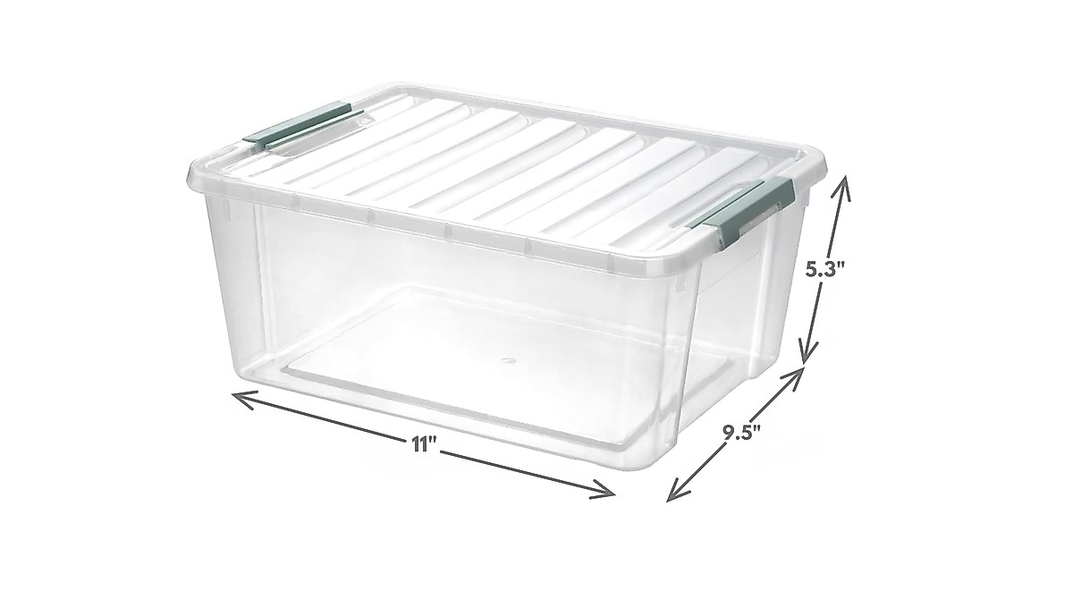Baylee and Me Craft Organizer - Clear Storage Box