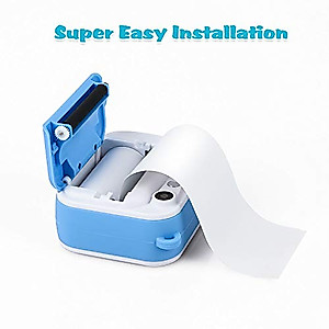 Dragon Touch InstantFun Kids Camera Refill Print Paper, Zero Ink, 5 Rolls, 2 1/4" x 50’, 58mm x 15m, Thermal Paper, Print Paper-White