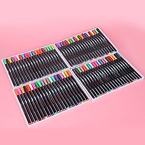 Watercolor Painting Pen Set,Artist Drawing Markers Water Coloring Pen,Children Students Art School Education Watercolor Pen Gift (80 Colors)