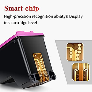 67xl 67 Ink Cartridges Black Combo Pack Replacement for HP Ink 67 67xl Black Ink Cartridge for HP Envy 6052 6055 6055e 6075 Pro 6452 6455 6458 DeskJet 1255 2732 2752 2755 DeskJet Plus 4100 4152