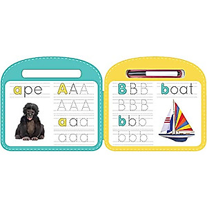 Write & Wipe ABC - Children's Novelty Learning Board Book - Wipe Clean - Alphabet - Educational