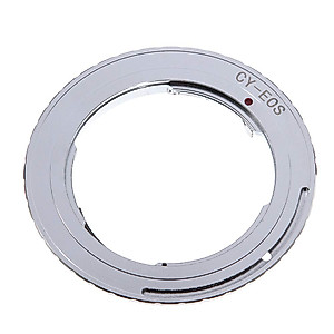 FocusFoto 9th Gen AF Confirm Adapter for Contax Yashica CY C/Y Lens to Canon EOS EF EF-S Mount Camera 80D 77D 70D 60D 5D Mark II III 5D2 5D3 7D 6D 3000D 1500D 1300D 1200D 800D 760D 750D 700D 650D 100D