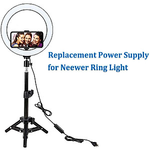 UpBright 15V AC/DC Adapter Compatible with Neewer Photography 14 inches 18 inch 14" 18" Photo Studio Ring Light NW-150480D2 DC15V 4.8A 5A 72W 75W 15.0V 15VDC 4800mA 72.0W Power Supply Battery Charger