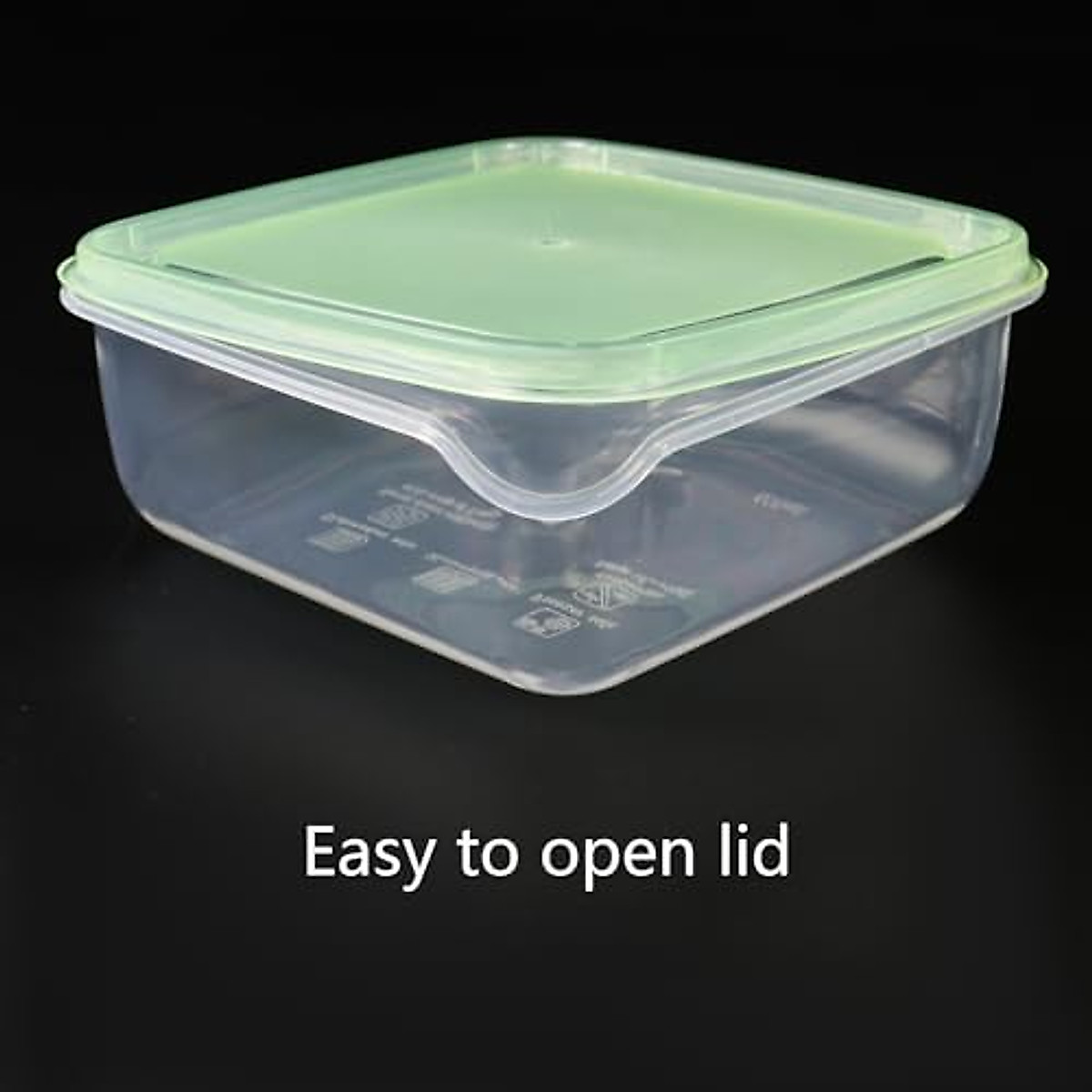 2Pack Sliced Cheese Container with Airtight Lids Cheese Slice Holder Keeps Slice Cheese Fresh Plastic Clear Cheese Box Airtight Cheese Storage Container for Fridge