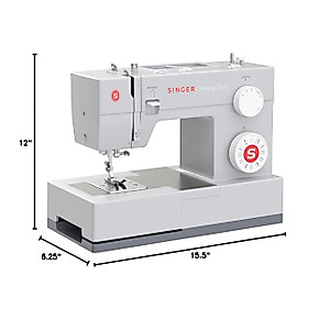SINGER | 4423 Heavy Duty Sewing Machine With Included Accessory Kit, 97 Stitch Applications, Simple, Easy To Use & Great for Beginners