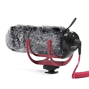 YOUSHARES Microphone Deadcat Windscreen - Outdoor Wind Shield Mic Windshield Muff Fur Custom Fit for Rode VideoMic GO Camera Microphone