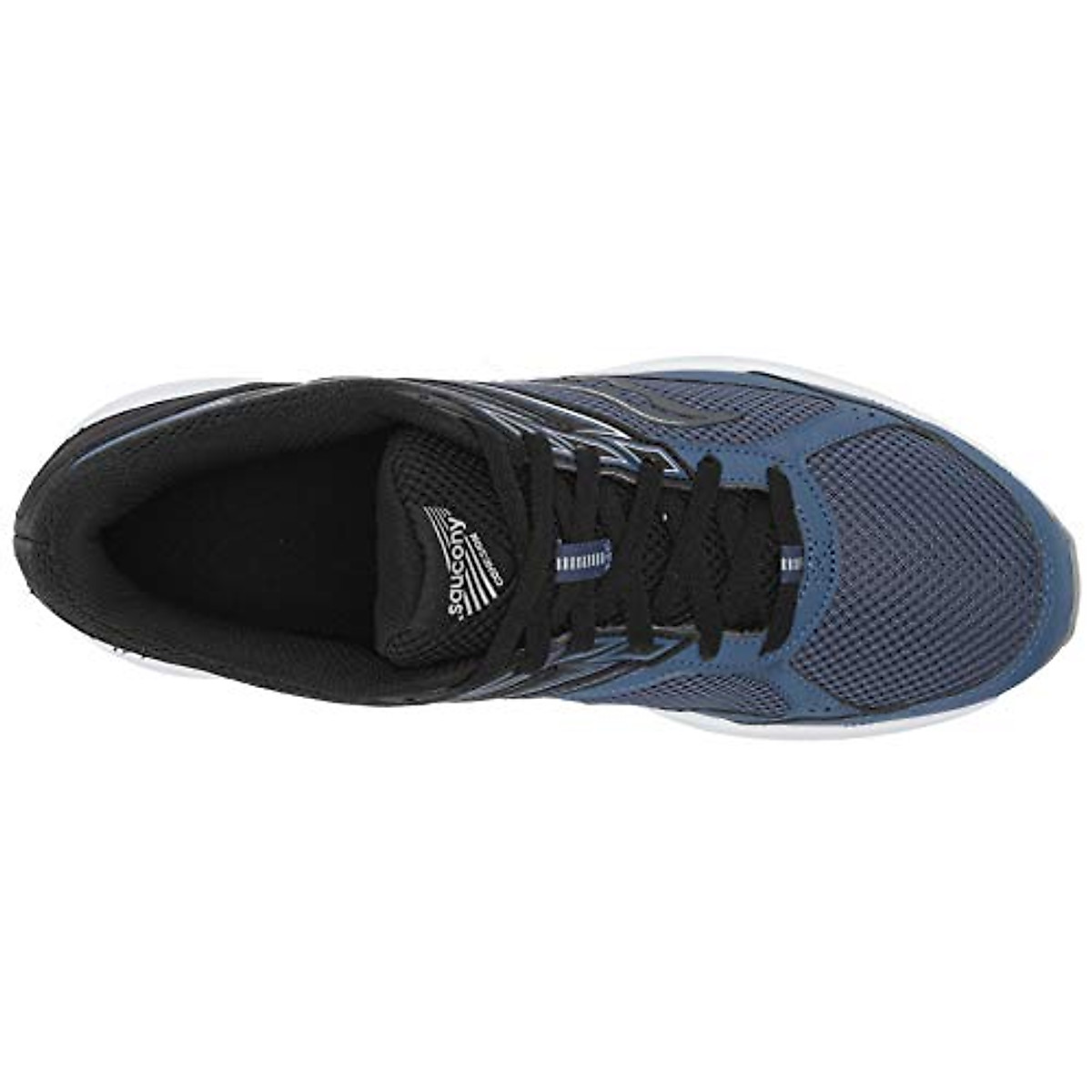 Saucony Men's Core Cohesion 14 Road Running Shoe, Blue/Black, 8