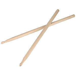 SINJEUN 24 Pairs 5A Drum Sticks, Classic Maple Wood Drum Sticks, 5A Wood Tip Drumstick for Beginners, Students and Adults