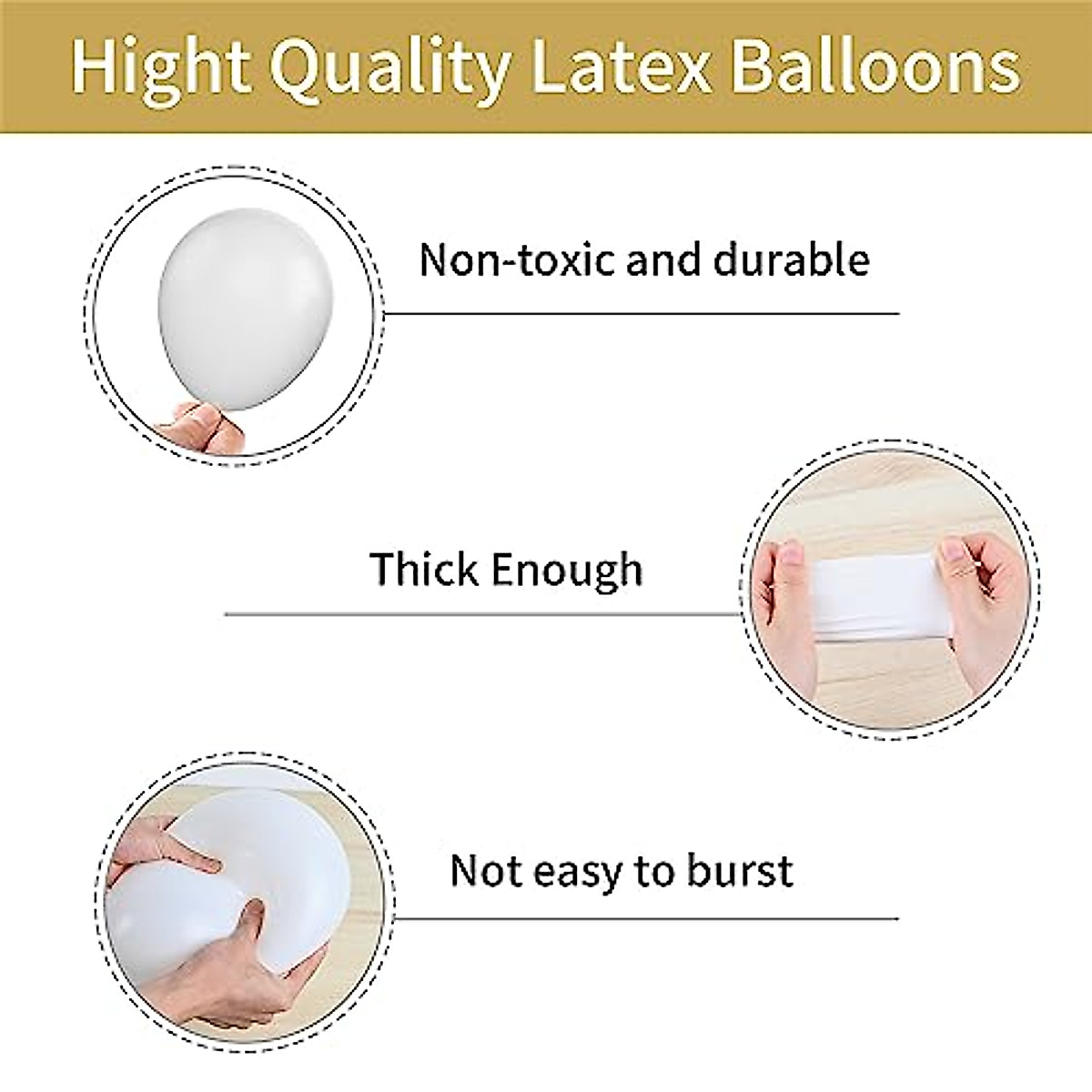 Paready Black Silver Balloons, Black White Party Balloons 12 Inch Metallic Silver and Black White Latex Balloons Silver Black Helium Balloons for Boys Birthday Party Baby Shower Wedding Graduation