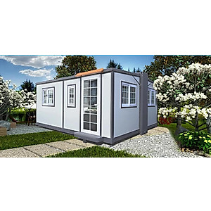 TOPUS DEAL Expandable Spacious Larger Gardan House offering More Living Space Used Different Purples Wonderful,Waterproof (19x20 FT) Spacious Space