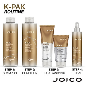 Joico K-PAK Daily Shampoo & Conditioner Set to Repair Damage, 33.8-Ounce