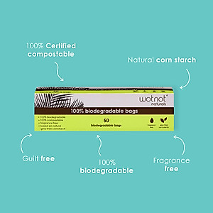 Wotnot - Biodegradable Diaper Bags, 50 Count (Pack of 3)