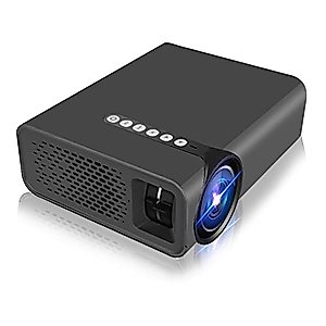 SamFansar Portable Projector SD-Card Slot 1080P Clear Image Portable Projector Easy Operation Remote Control AU Plug