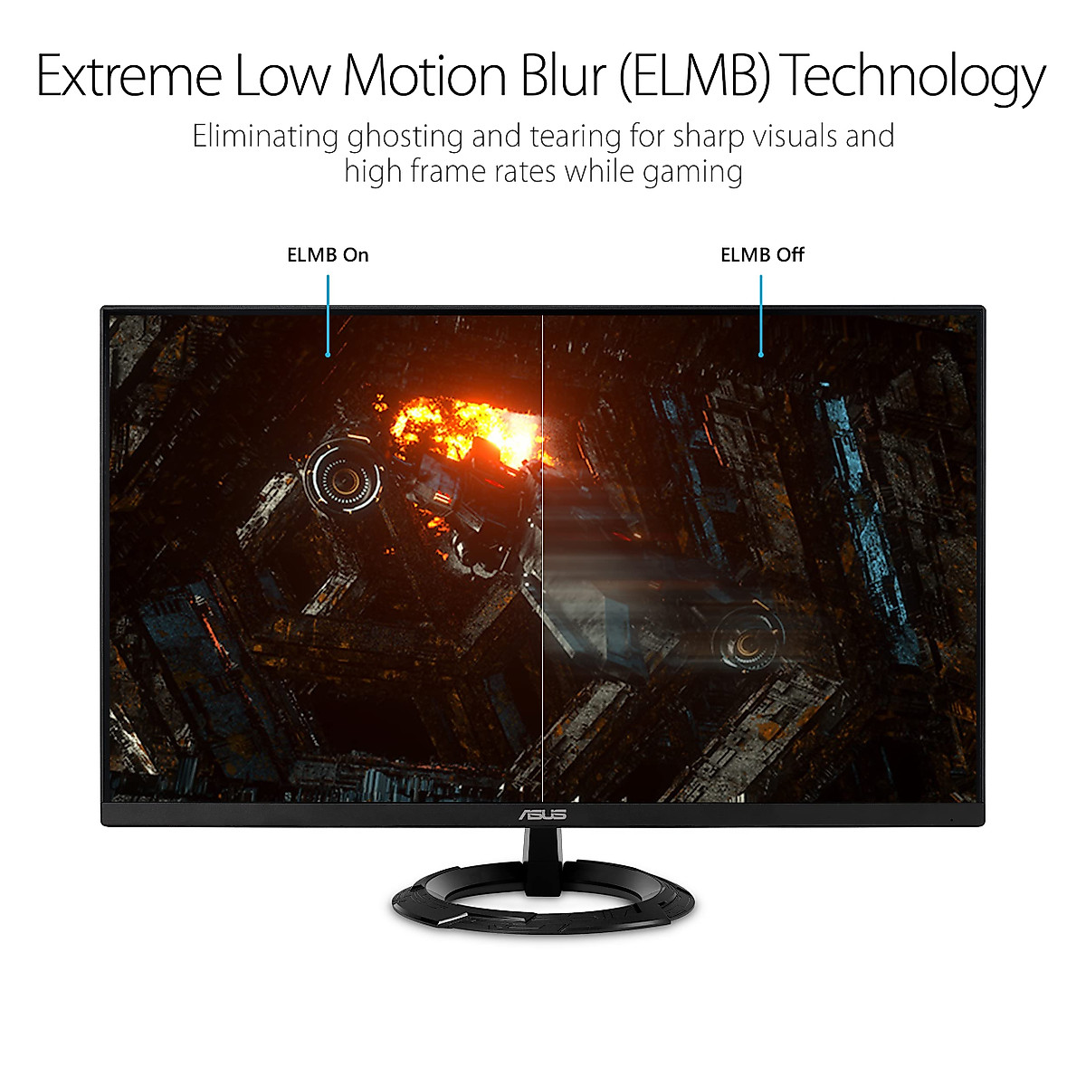 ASUS VZ279HEG1R 27” Gaming Monitor, 1080P, 75Hz, IPS, 1ms, FreeSync, Extreme Low Motion Blur, Eye Care, HDMI VGA, Ultra-Slim, Frameless