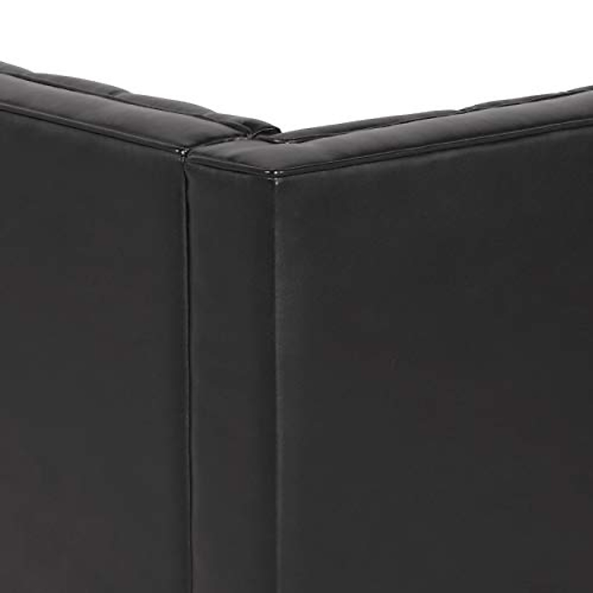 Christopher Knight Home Tignall Chaise Lounge, Midnight Black + Silver