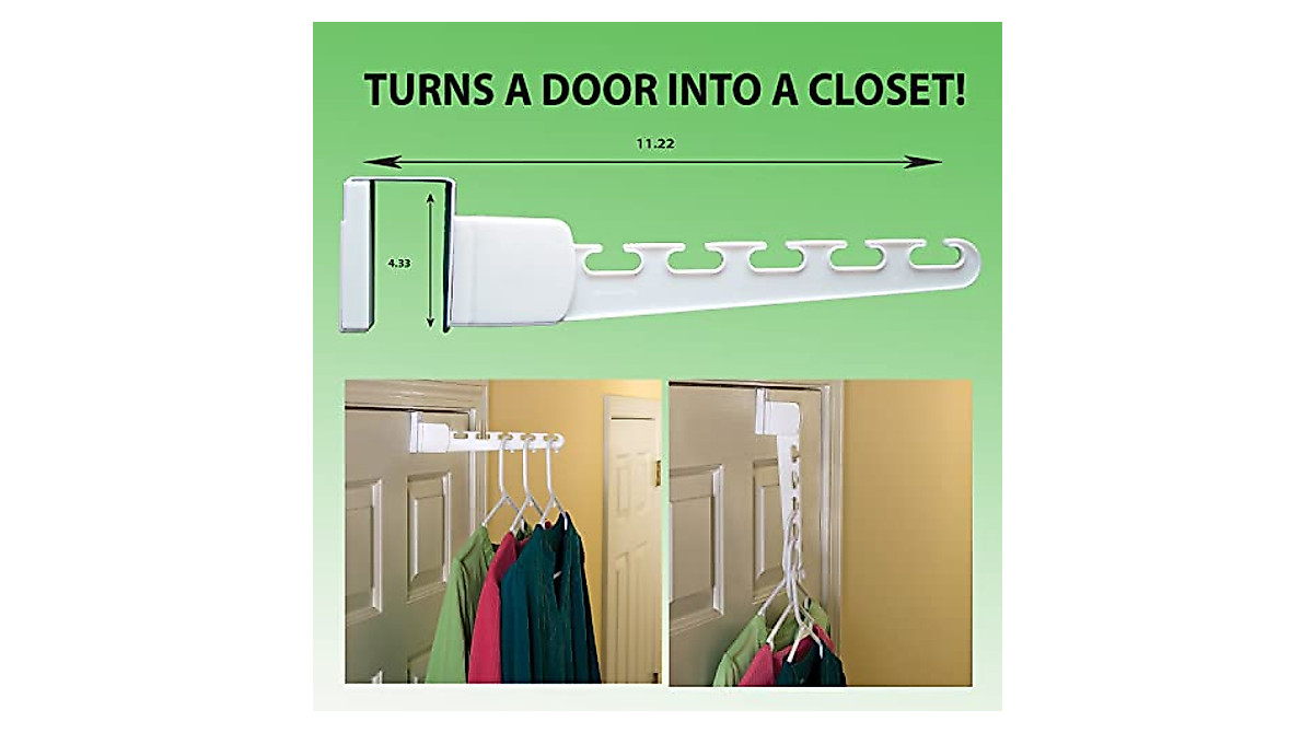 Wonder Hanger: Space-Saving Over-The-Door Hangers (3-Pack)