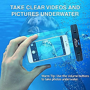 AiRunTech Waterproof Pouch | Way to Keep Your Phone and Valuables Safe and Dry | for Boating Swimming Snorkeling Kayaking Beach Pool Water Parks (2 Phone Cases(Clear) + 2 Fanny Packs(Black+Gray))