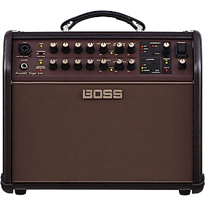 Boss Acoustic Singer Live 60-Watt Bi-Amp Acoustic Combo with FX and Boss FS-6 Dual Foot Switch