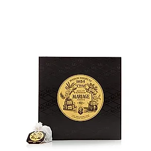 Mariage Freres. Marco Polo Black Tea, 30 Cotton Tea Bags 75g (1 Pack)