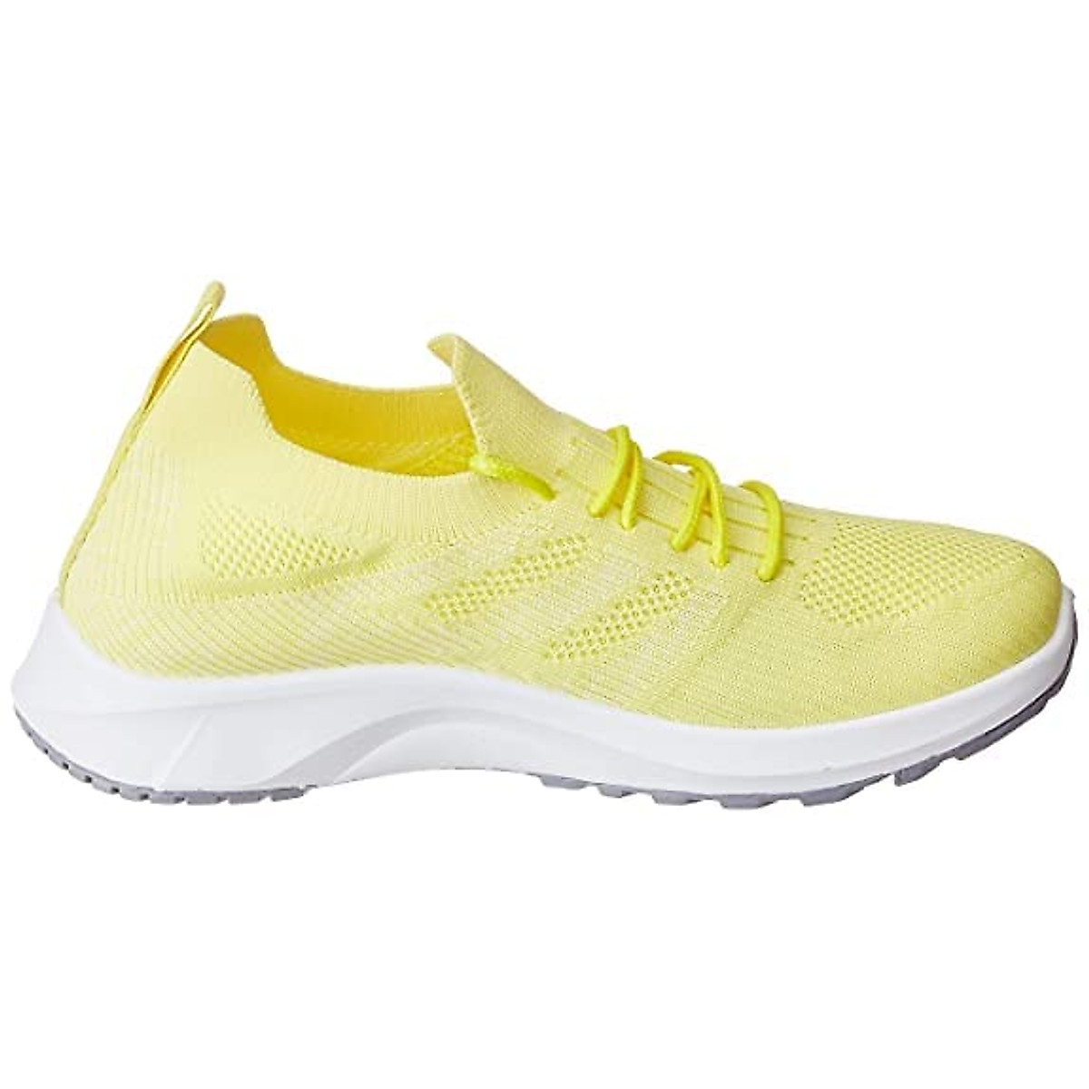Ambience Women Athletic Comfy Running Shoe Bounce Back Sole US 6-11 Lace1 Multicolor (Yellow, Numeric_10)