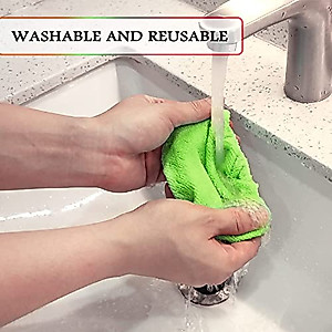 30Pcs Car Care Microfiber Cloths/Microfiber Bonnets/Microfiber Cleaning Covers for Windshield Cleaning Tool, Windshield Cleaner Replaceable Glass Cleaning,Car Window Cleaner Washing Pads Cover Kit