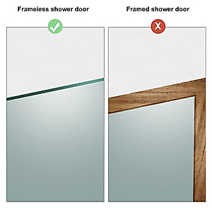 qingzhi Extended Shower Door Hooks. Towel Hooks. Over The Door Hooks(7-Inch). Suit for Frameless Glass Shower Door 0.39inches Stainless Steel 2-Pack(Silver)