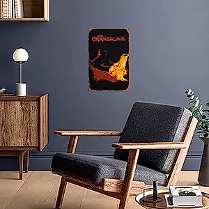 The Changeling Metal Tin Sign Garage Sign Wall Decoration Old Car Shop Movie Poster Oil Station Sign 8 × 12 inches