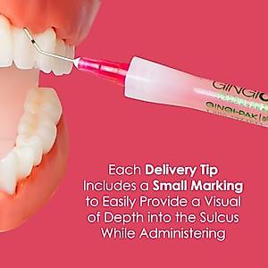 Prophy Magic Oral Anesthetic Gel in Syringe by GINGICaine, 1.2ml Strawberry Flavored Oral Anesthetic Gel for Smooth Local Anesthetic Application