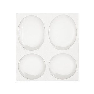 Tim Holtz Idea-ology Watch Cameos 4/Pack of Embellishments, 2 Inch and 2.5 Inch Tall Designs, Antique Nickel Finish (TH93264)