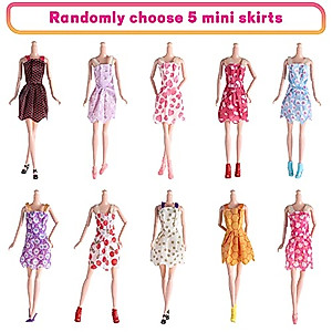 106Pcs Doll Clothes and Accessories Closet Wardrobe Playset for 11.5 Inch Girl Dolls Including Wardrobe, Shoes Rack ,Suitcase, Clothes, Dresses, Swimsuits, Shoes Hangers, Necklace ,Bags