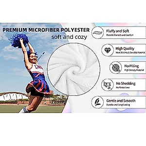 Batorkpl Personalized Cheerleader Gifts Blanket for Girls Custom Cheerleading Gifts with Name Cheer Gifts for Cheerleaders Cheer Gift Cheer Squad Birthday Gift Ideas for Girls