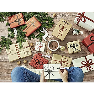 edding 1455 calligraphy marker - set of 3 markers - black, steel blue, crimson lake - flexible calligraphy nib 1-5 mm - fibre pen for paper, wood, terracotta, canvas - hand lettering, bullet journals