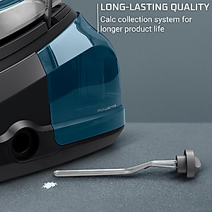 Rowenta, Iron, Perfect Steam Pro Stainless Steel Soleplate Professional Steam Station for Clothes, 37 Ounce Removable Tank, Fast Heat Up, 1800 Watts, Steam Iron, Blue Clothes Iron, DG8624