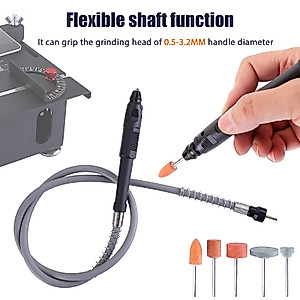 Multi Functional Table Saw,100W Mini Desktop Electric Saw Cutter Speed & Angle Adjustable 16MM Cutting Depth with Blade Flexible Shaft for Wood Plastic Acrylic Cutting Mini Table Saw